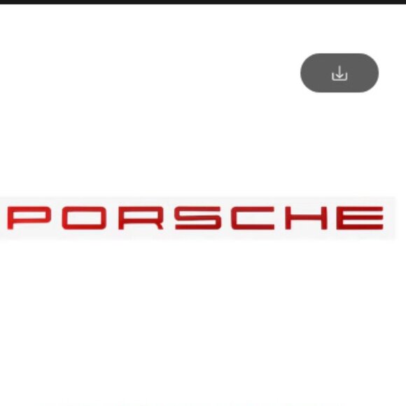 Porsche Design | Accessories | New 5 Inch Long P O R S C H E Script ...